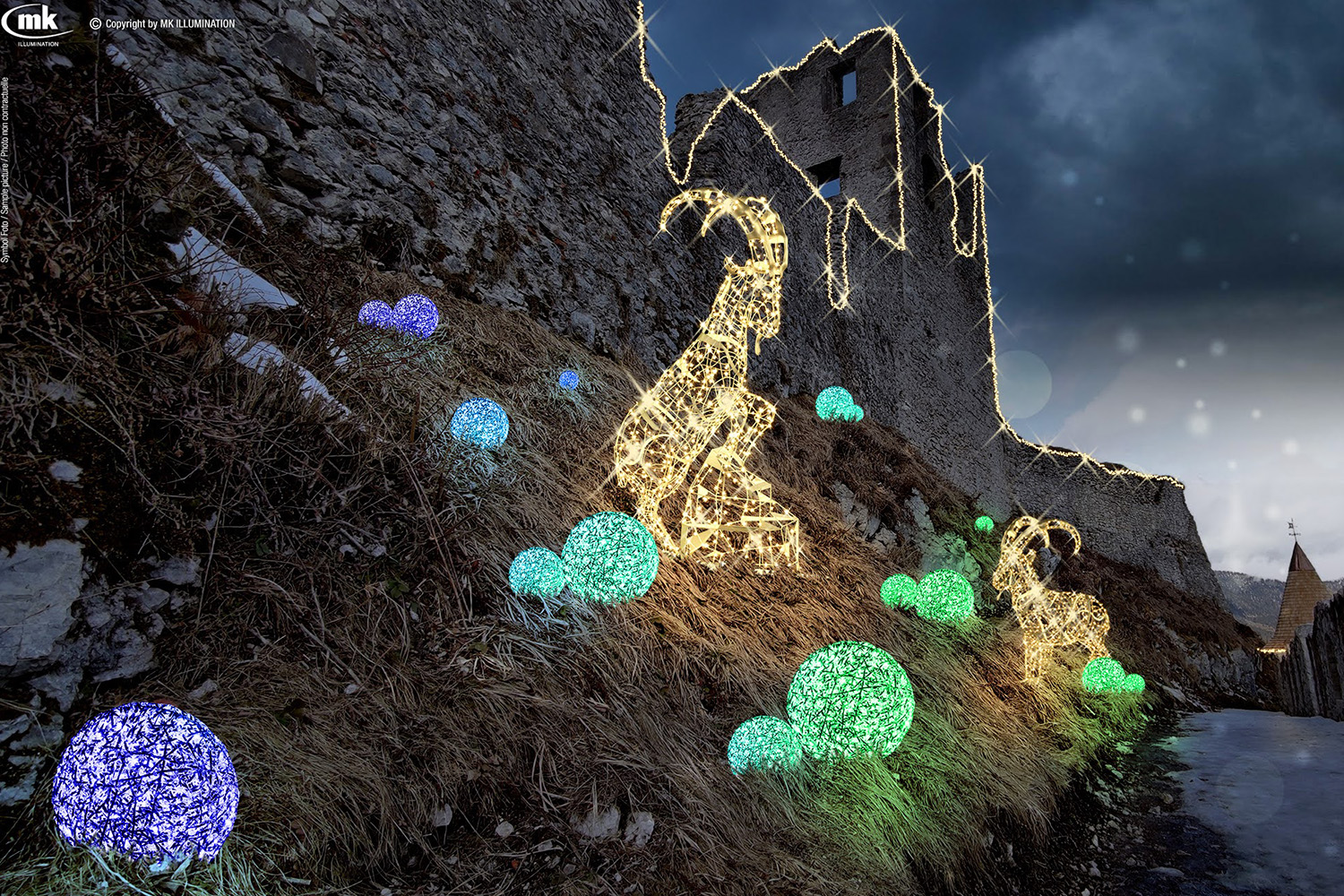 Reutte: Magischer Lichterpark in der Burgenwelt Ehrenberg