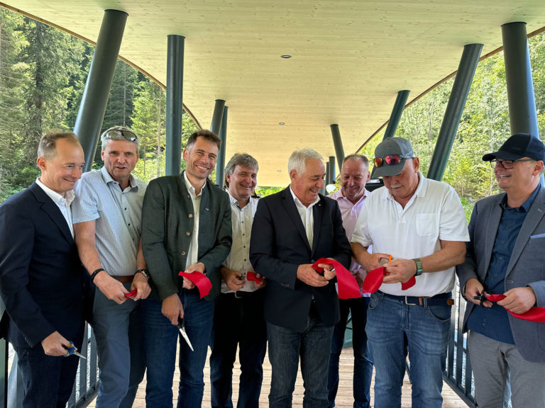Neue Seespitzbrücke am Plansee - Naturparkregion Reutte